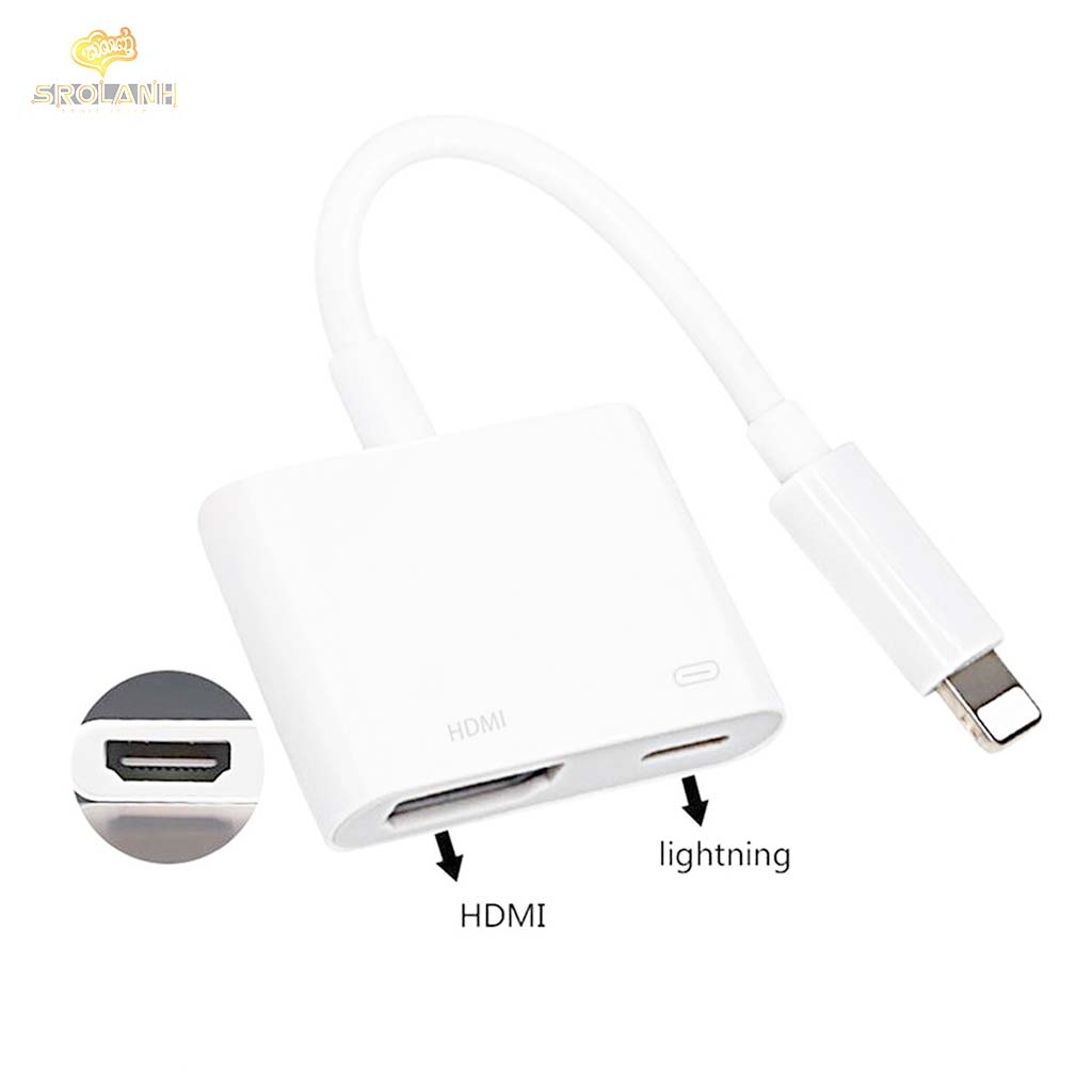 Lightning digital AV adapter with HDMI | SROLANH